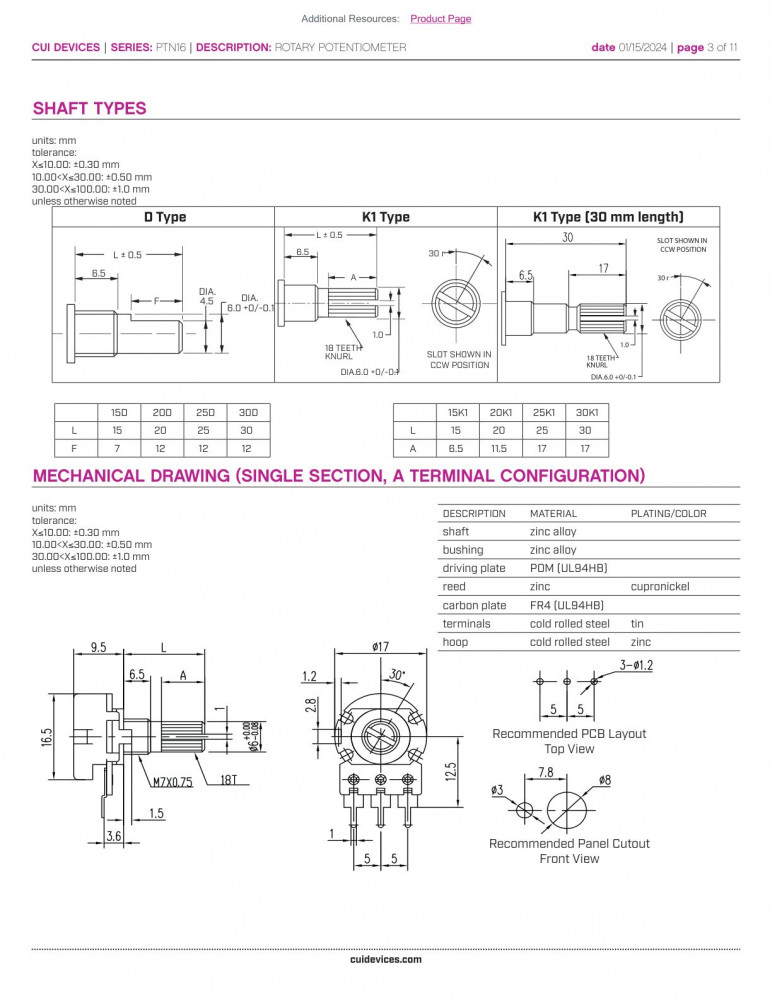 PTN16 technical document page 3