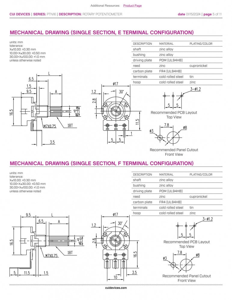 PTN16 technical document page 5