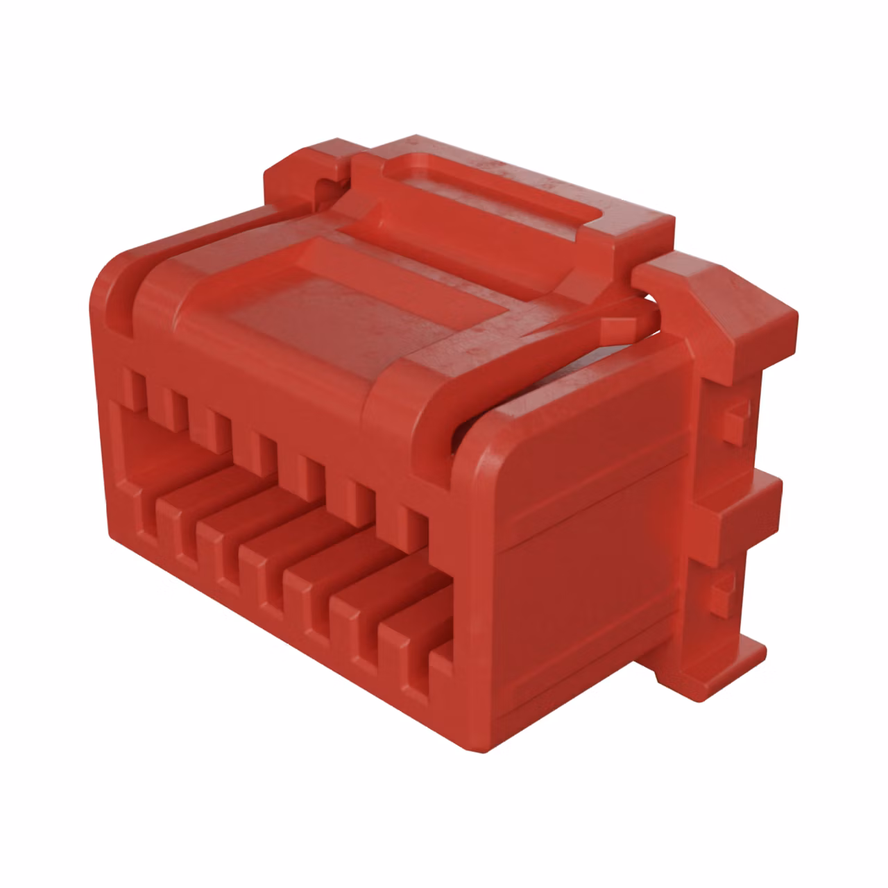 Micro-Lock Plus TPA Type Receptacle Housing, 1.25mm Pitch, Dual Row, Positive Lock, 14 Circuits, Red for sale