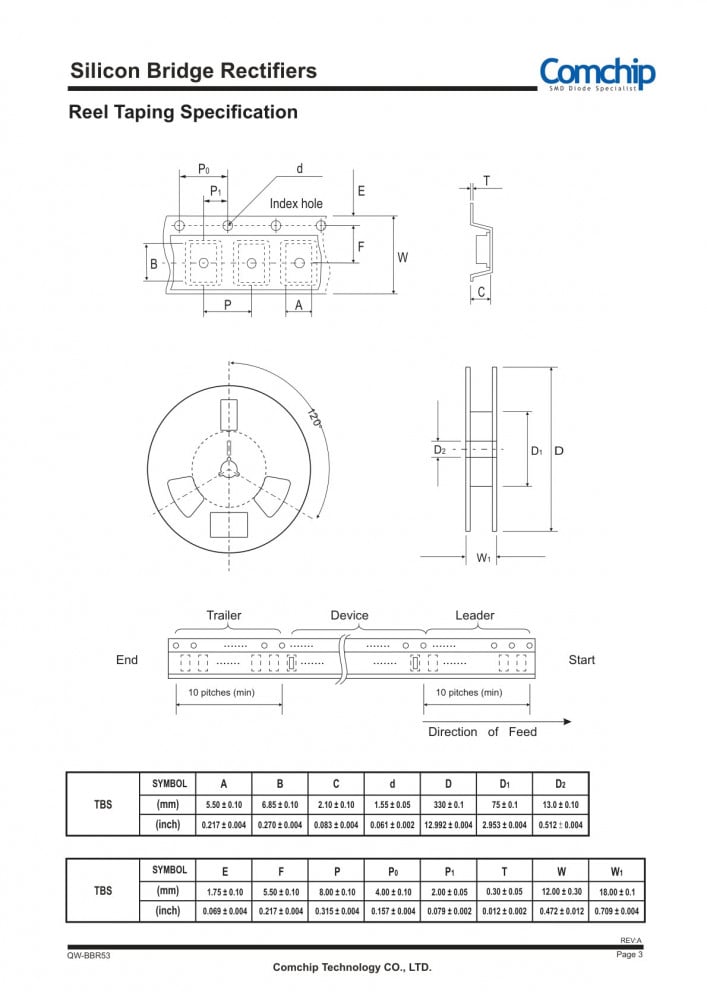 Comchip TB10S-G datasheet page 3
