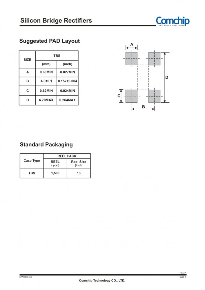 Comchip TB10S-G datasheet page 4