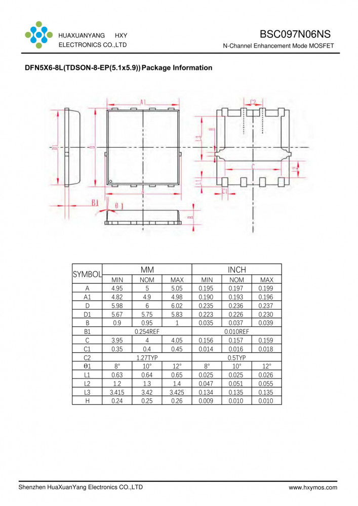 BSC097N06NS-HXY datasheet page 5