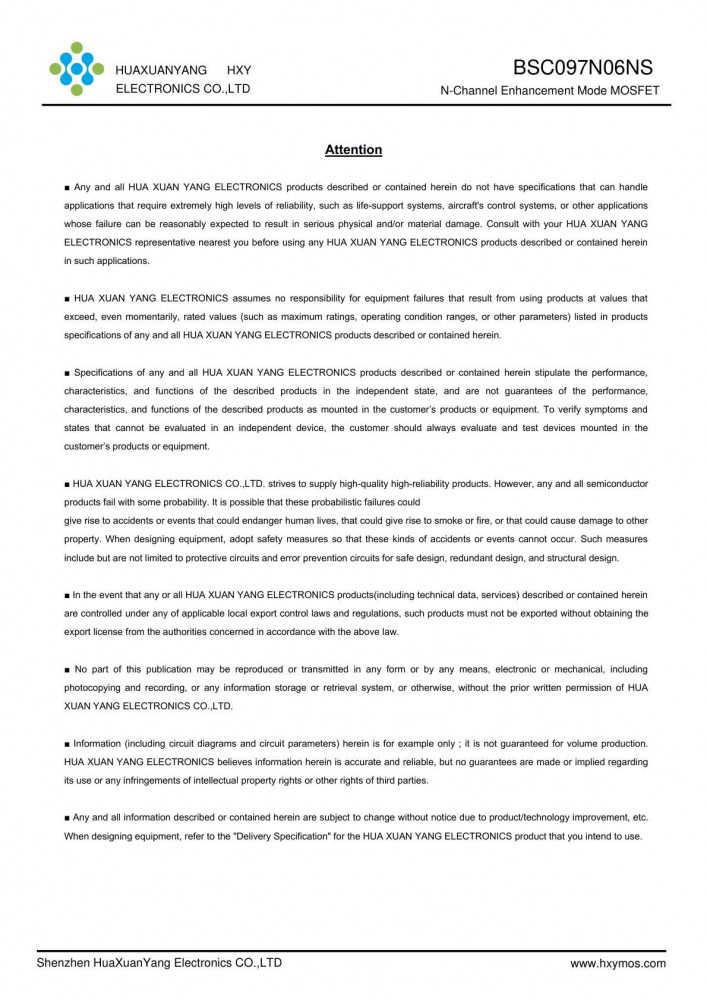 BSC097N06NS-HXY datasheet page 6