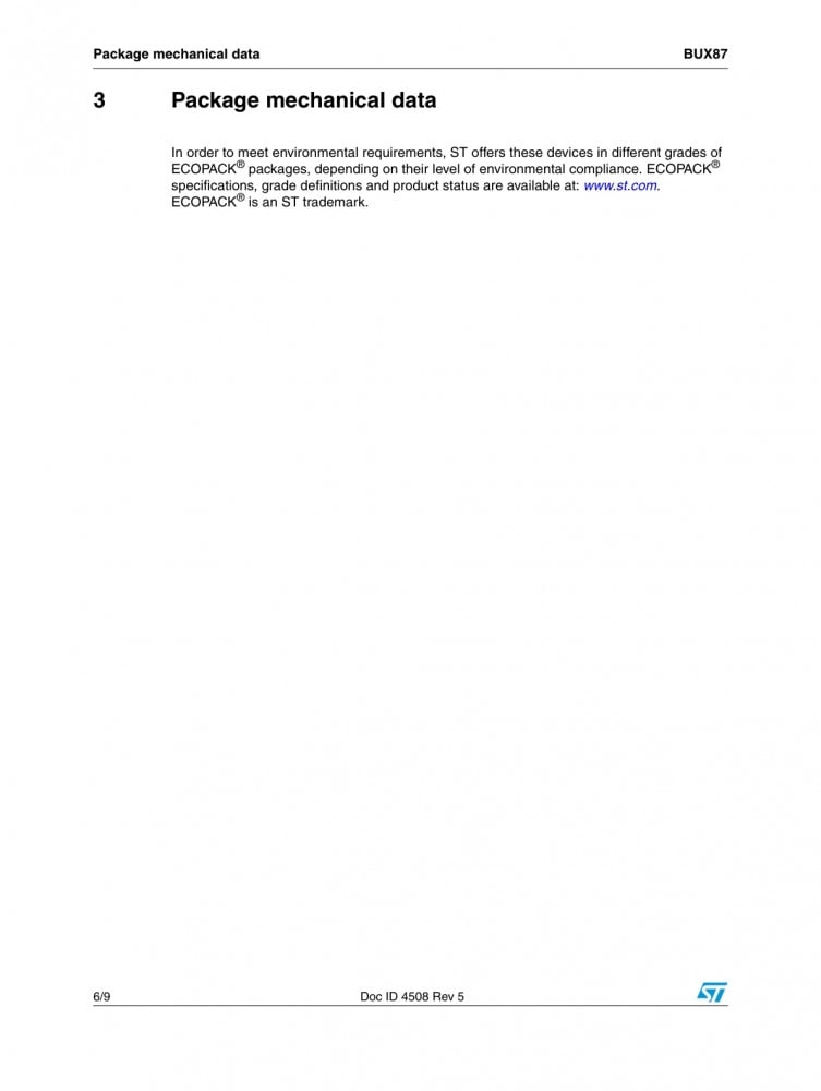 BUX87 datasheet page 6