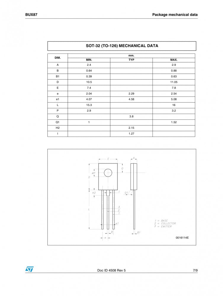 BUX87 datasheet page 7