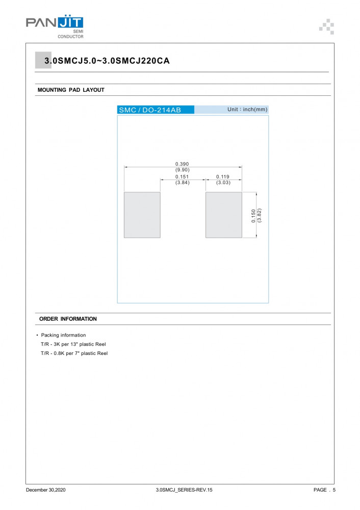 PANJIT TVS datasheet page 5