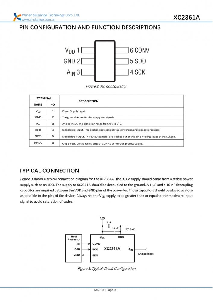 XC2361A datasheet page 3