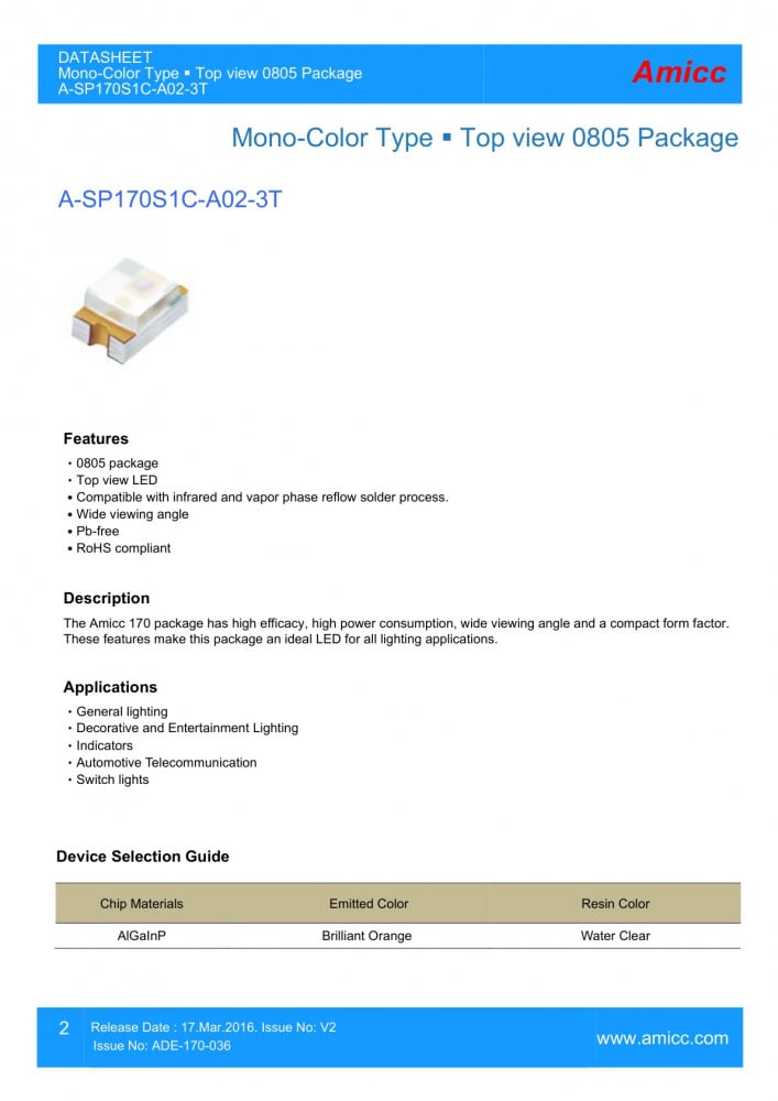 A-SP170S1C-A02-3T approval sheet page 2
