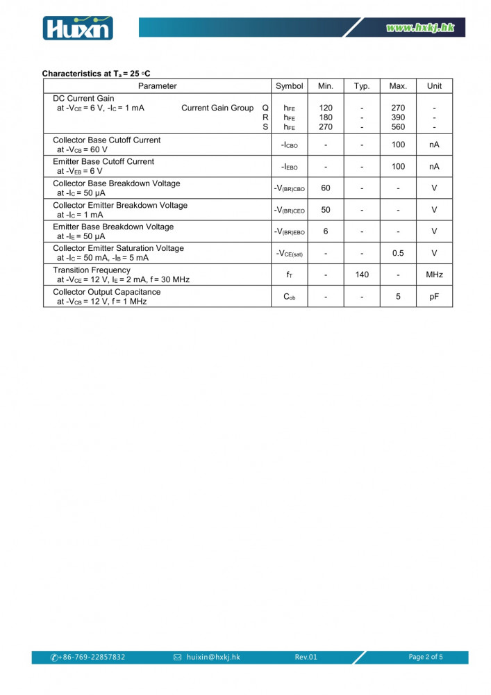 MMBTSA1774E datasheet page 2