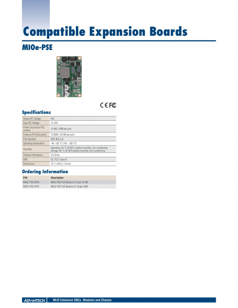 MIO-2364 technical document page 3