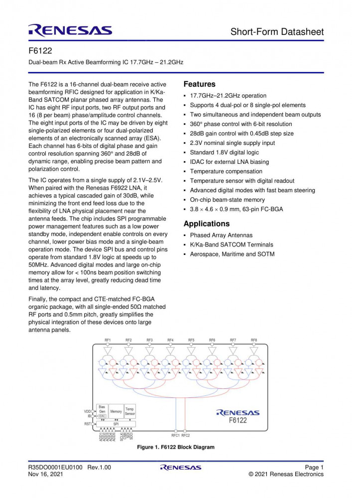 F6122 technical document page 1