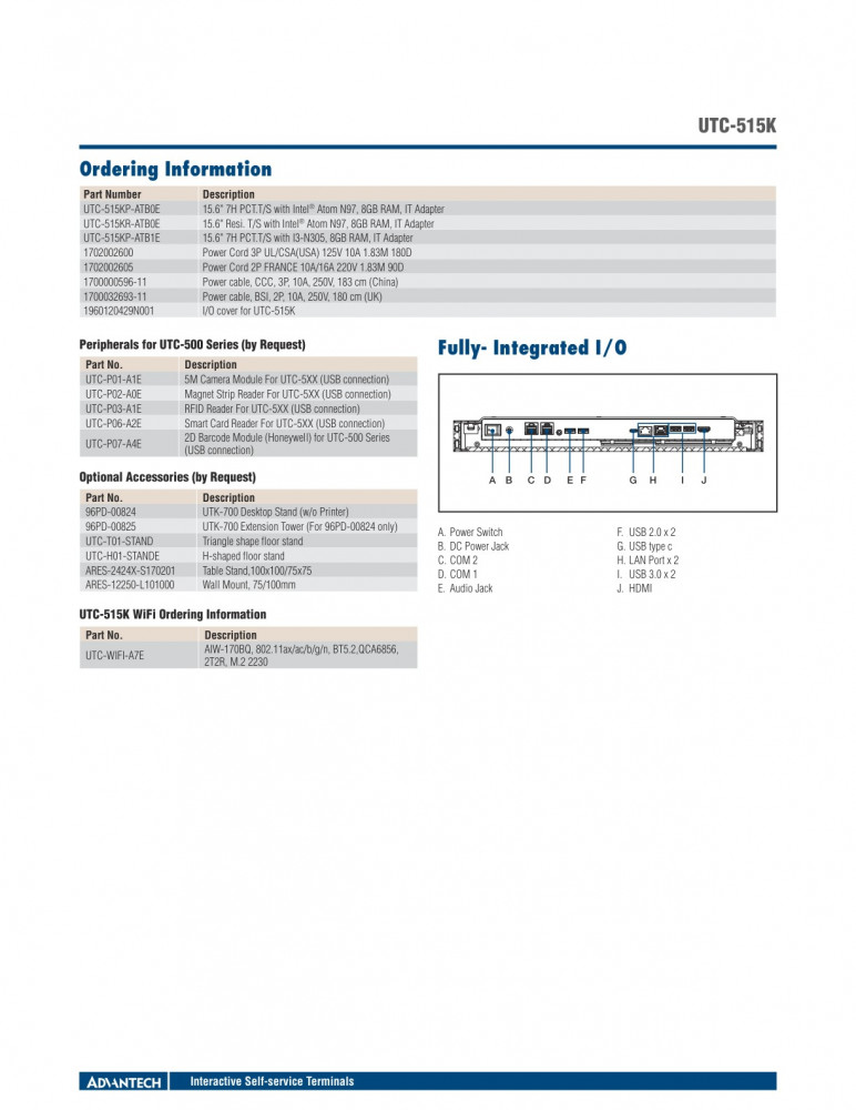 UTC-515K technical document image, page 3
