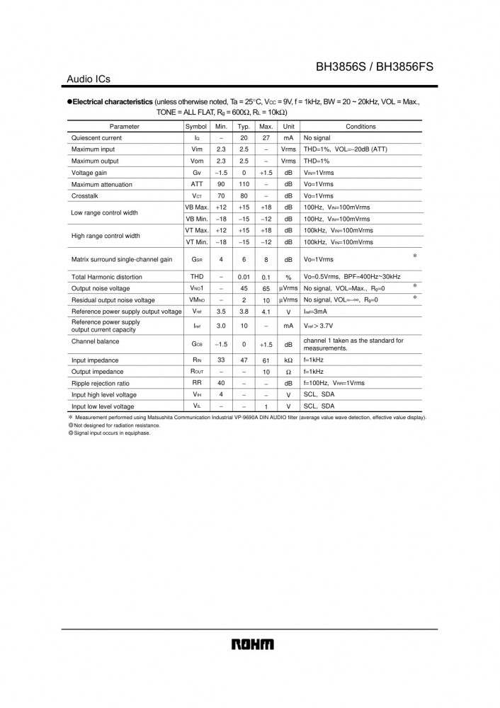 BH3856FS-E2 datasheet page 6