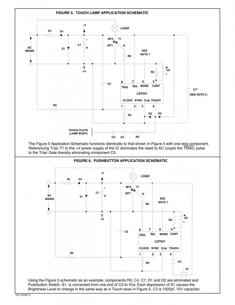 LS7541-S datasheet page 5