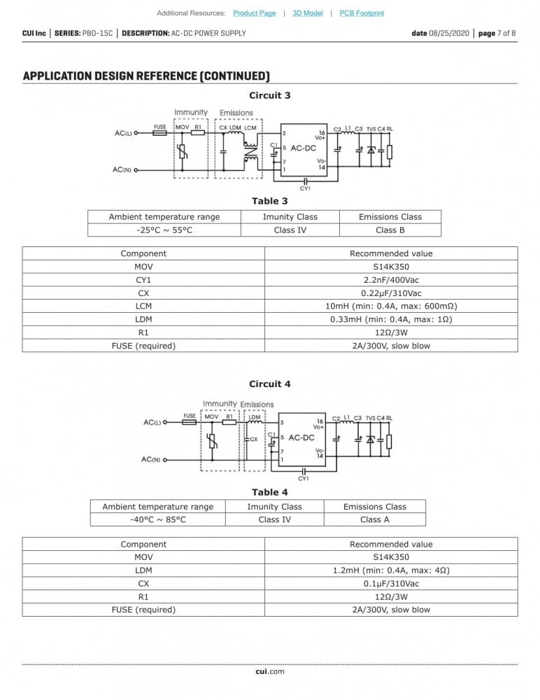 CUI PBO-15C-12 datasheet page 7