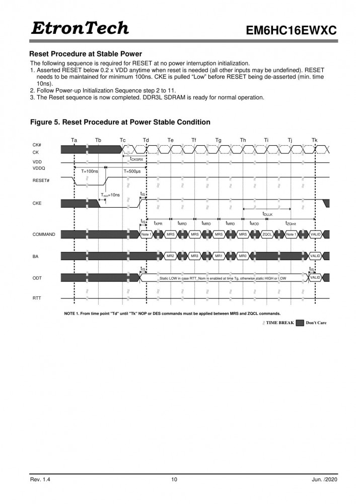 EM6HC16EWXC-12H datasheet page 10