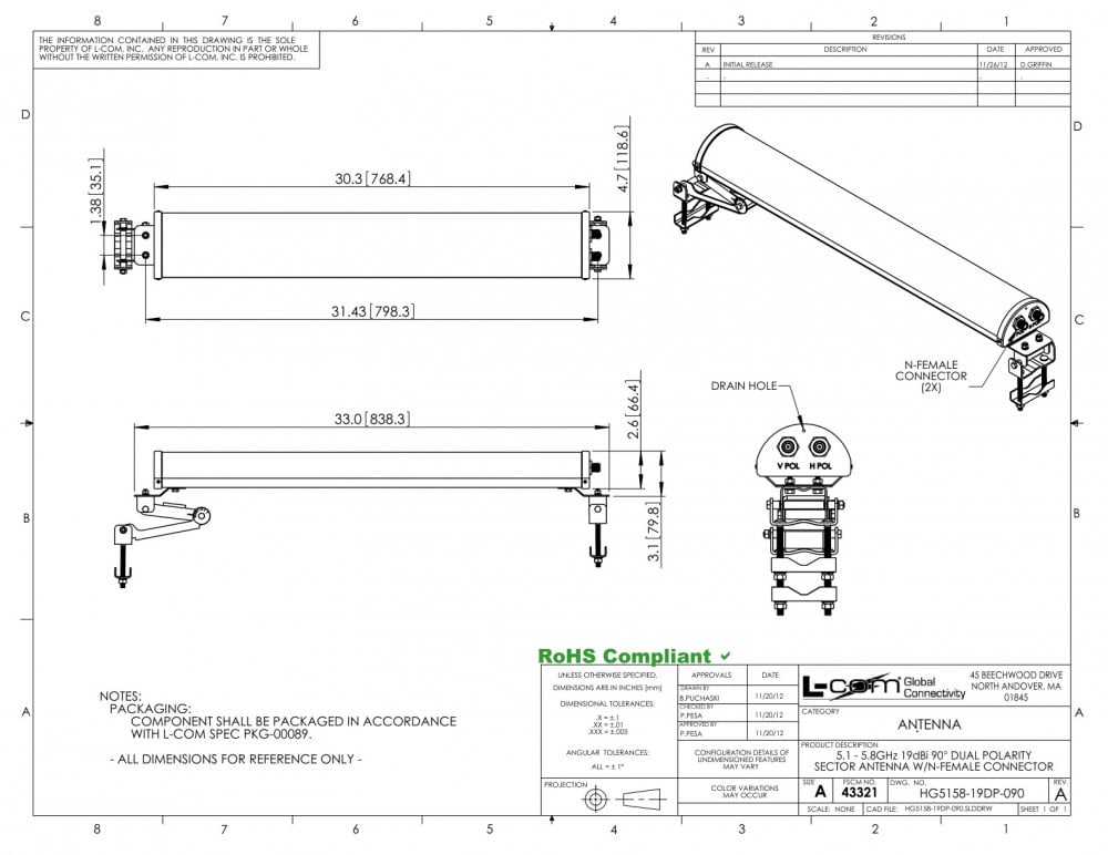 HG5158-19DP-090 technical document page