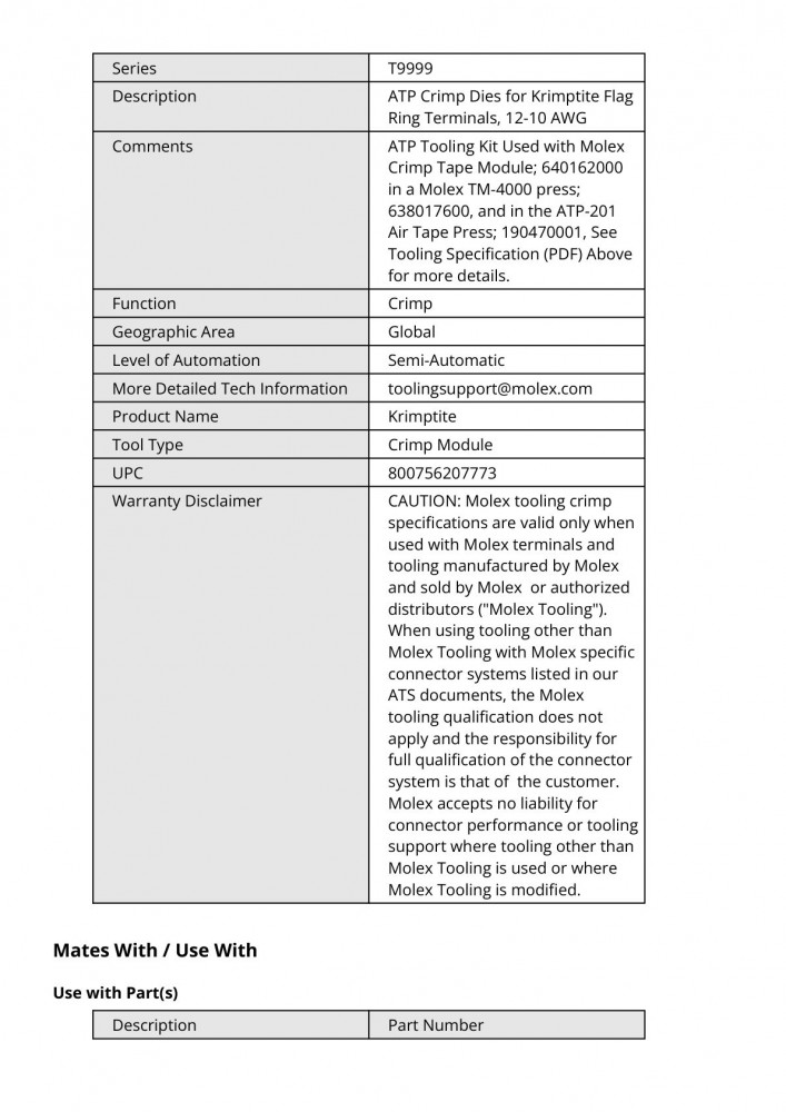 MOLEX 190476123 document image 2