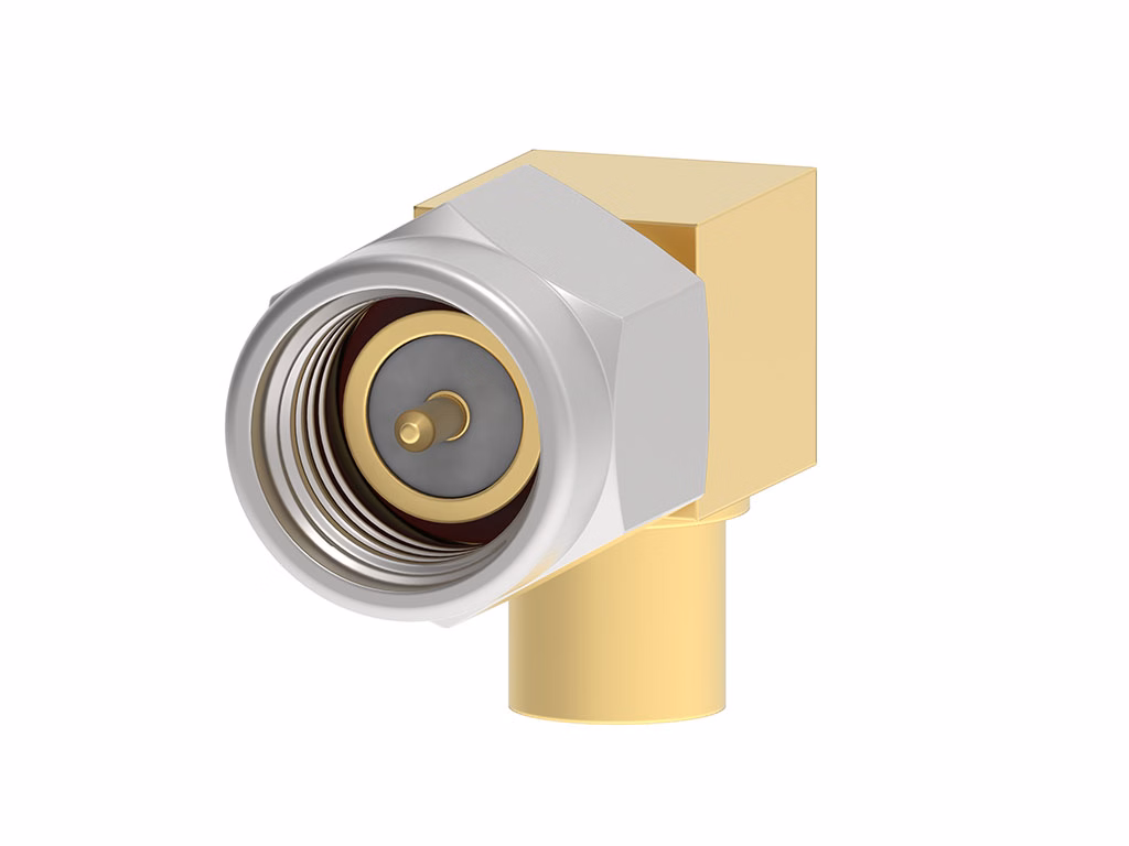 SMB Plug, Right-Angle, Crimp, RG-179 Cable, Accepts Non-standard .015
