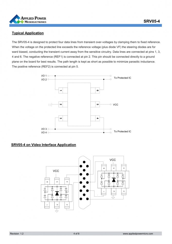 SRV05-4 datasheet page 4