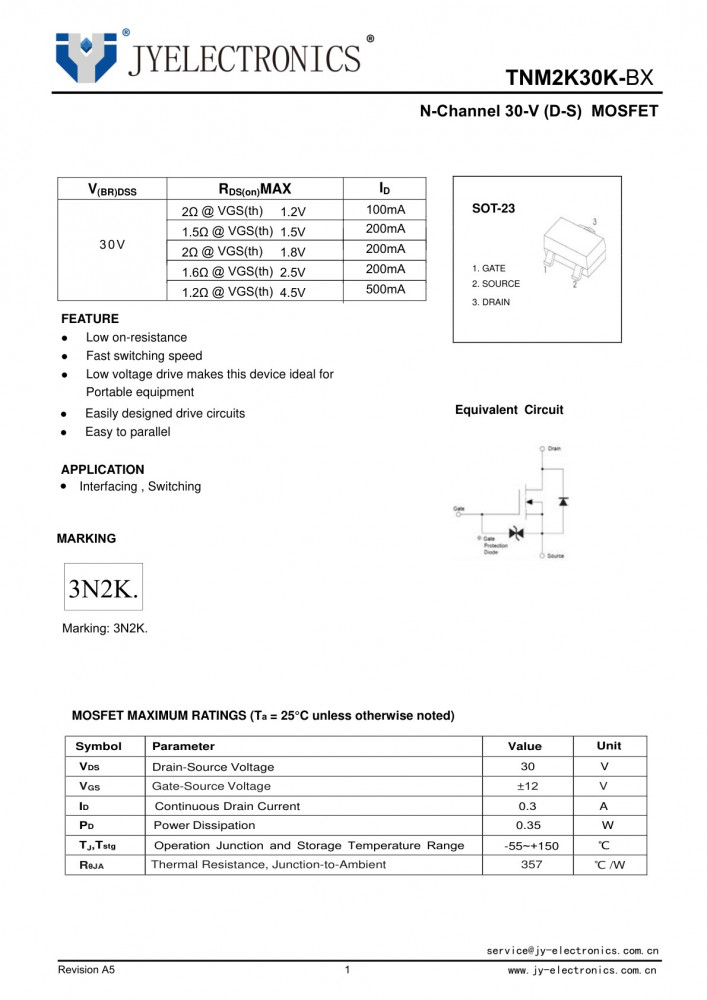 TNM2K30K-BX datasheet page 1