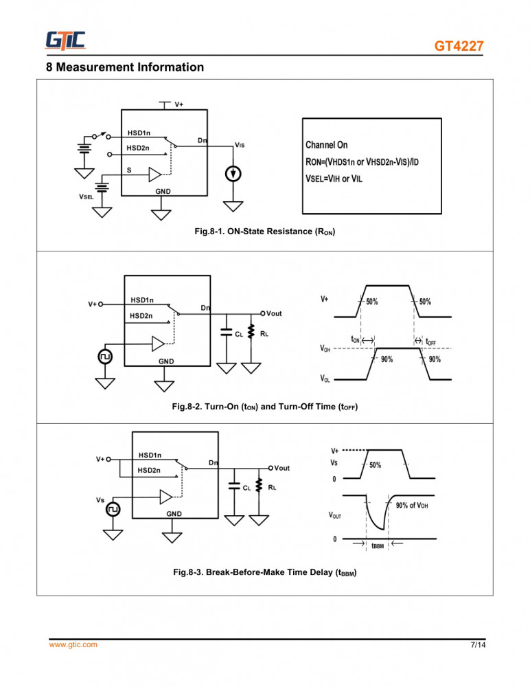 GT4227QA datasheet page 8