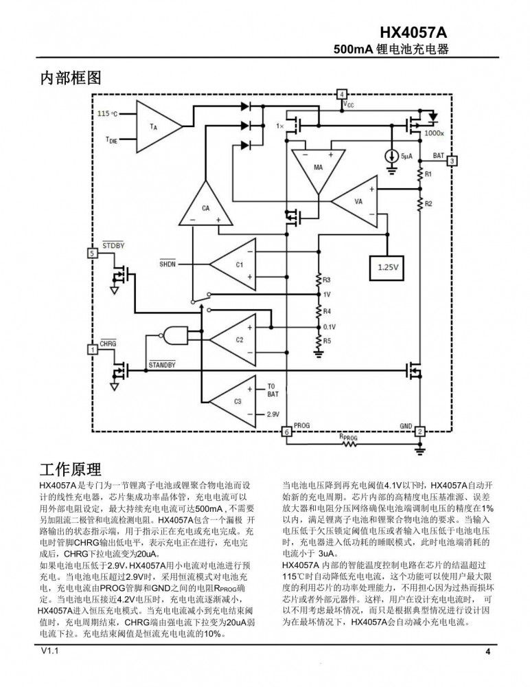 HX4057A datasheet page 4
