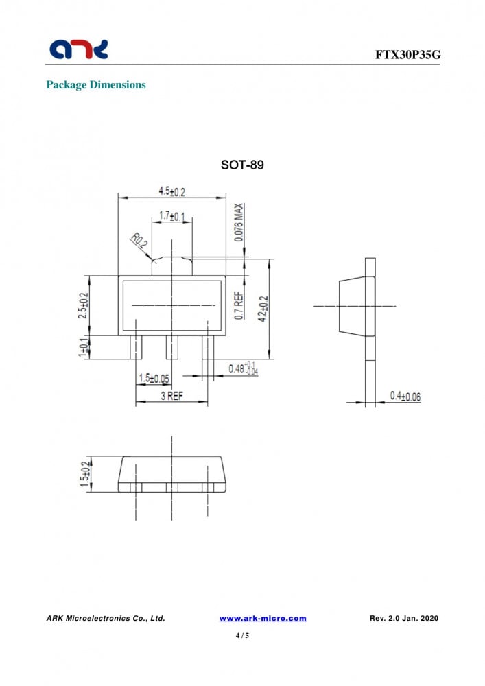 FTX30P35G datasheet page 4