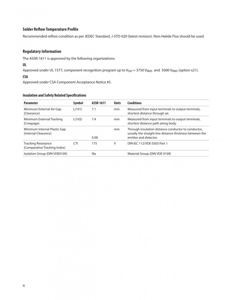 ASSR-1611-501E datasheet page 4