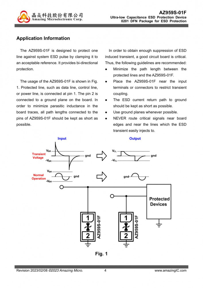 AZ959S-01F datasheet page 4
