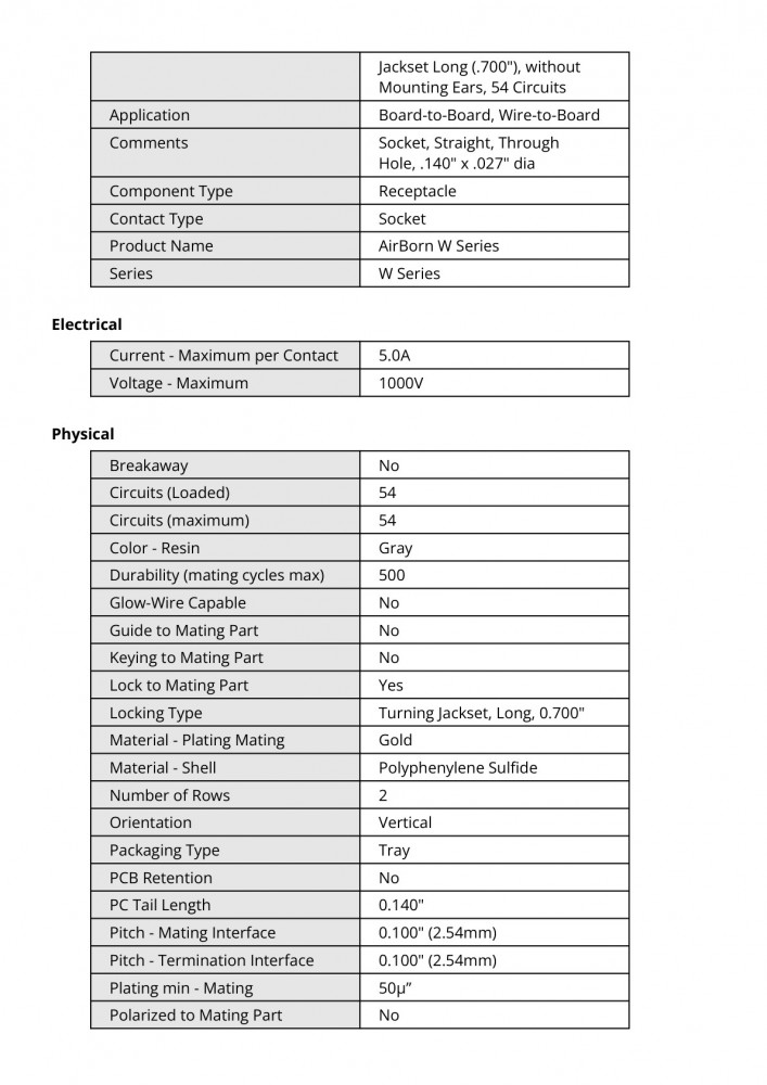 WTAX54SAD9JTL technical document image 2