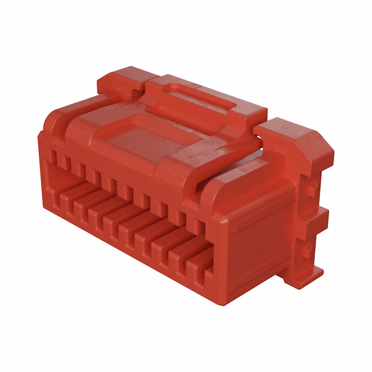 Micro-Lock Plus TPA Type Receptacle Housing, 1.25mm Pitch, Dual Row, Positive Lock, 20 Circuits, Red for sale