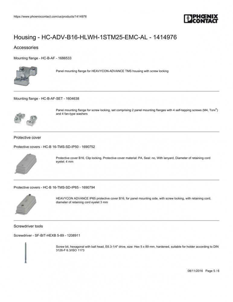 Phoenix Contact 1414976 product document page 5