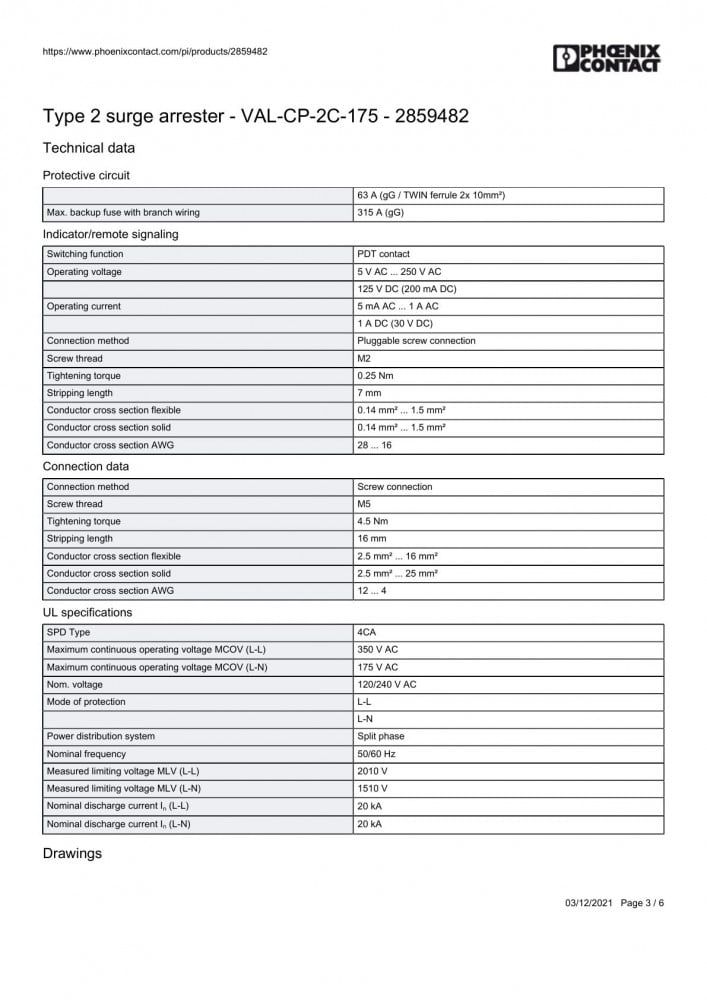 Phoenix Contact 2859482 technical document page 3