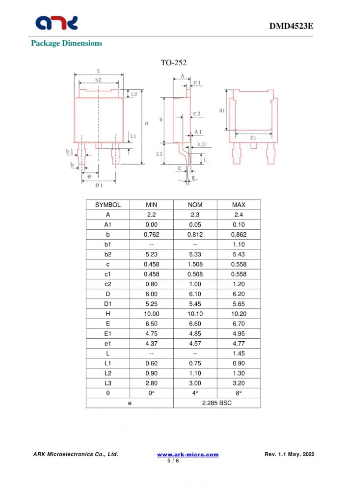 DMD4523E datasheet page 5