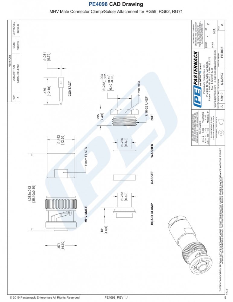 PE4098 datasheet page 5