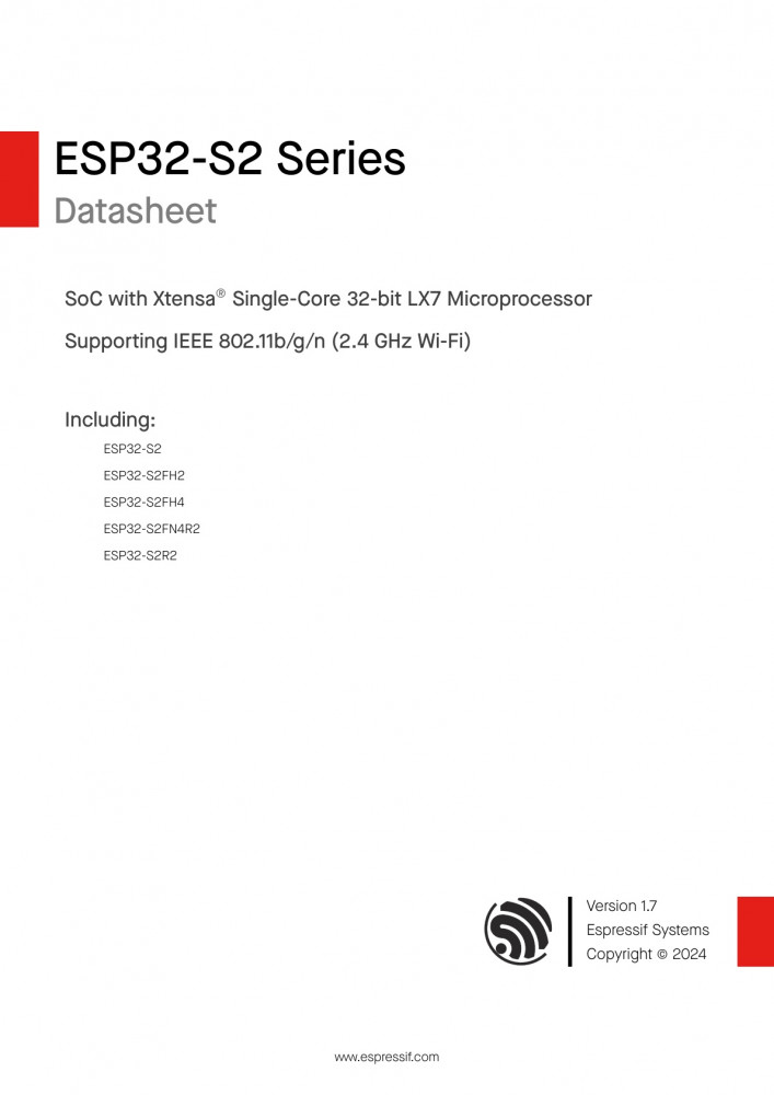 ESP32-S2 documentation page 1
