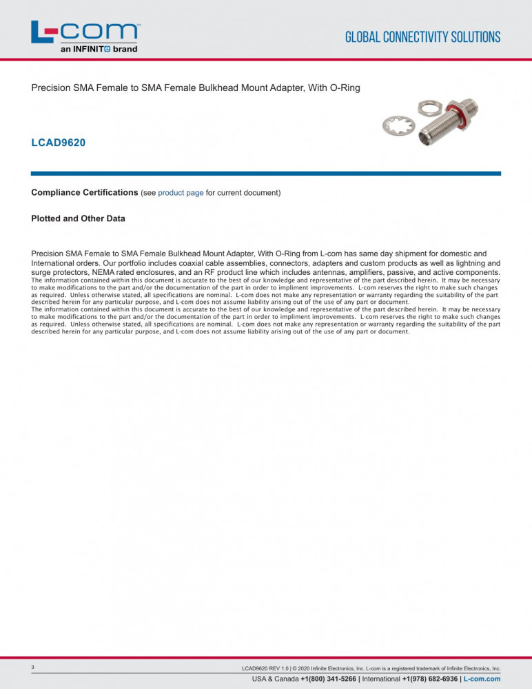 LCAD9620 datasheet page 3