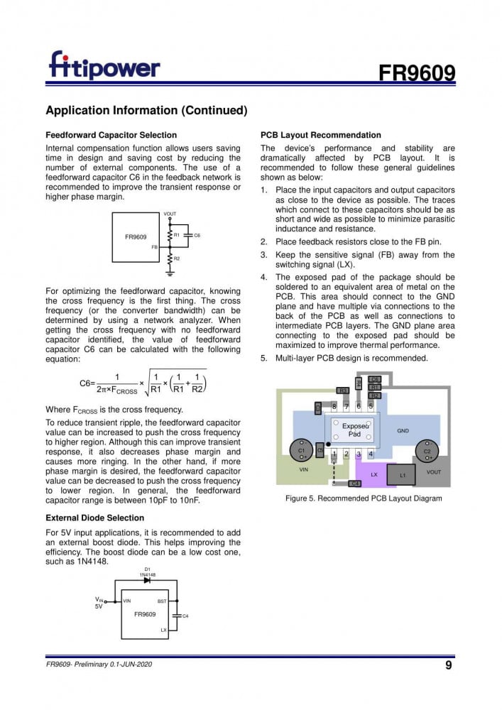 FR9609SP datasheet page 9