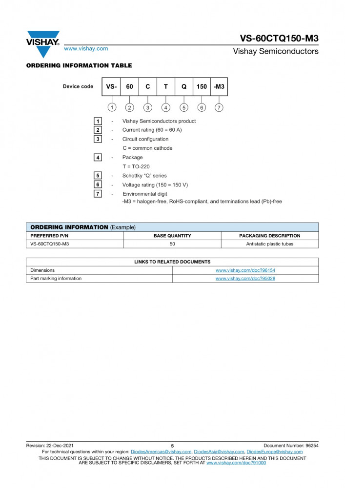 VS-60CTQ150-M3 datasheet page 5