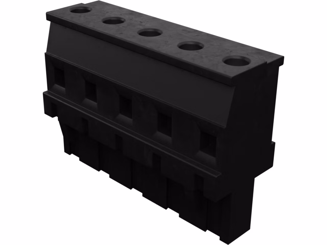 7.50mm Beau Eurostyle Pluggable Terminal Block, 270° Wire Entry, 5 Circuits for sale