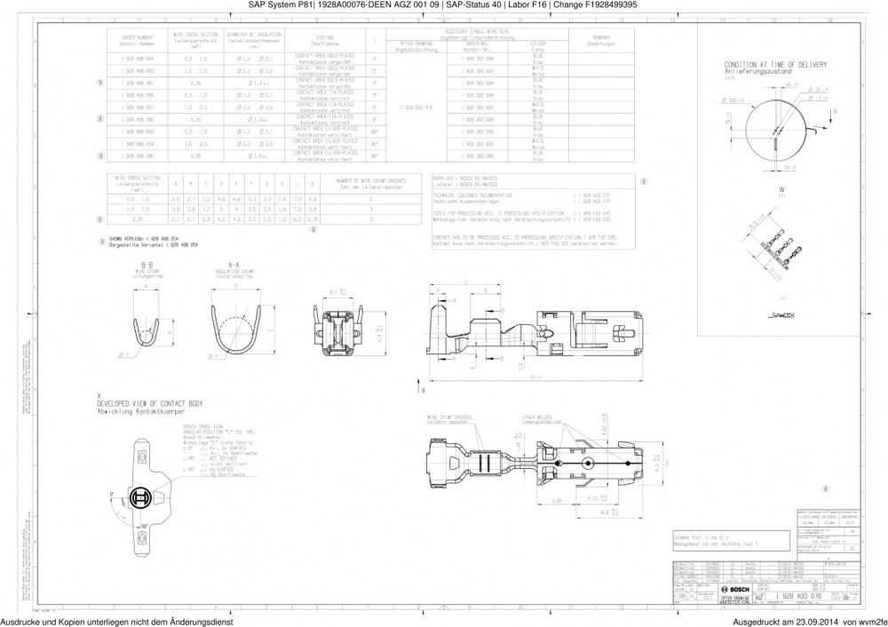 Bosch 1928498056 technical document preview