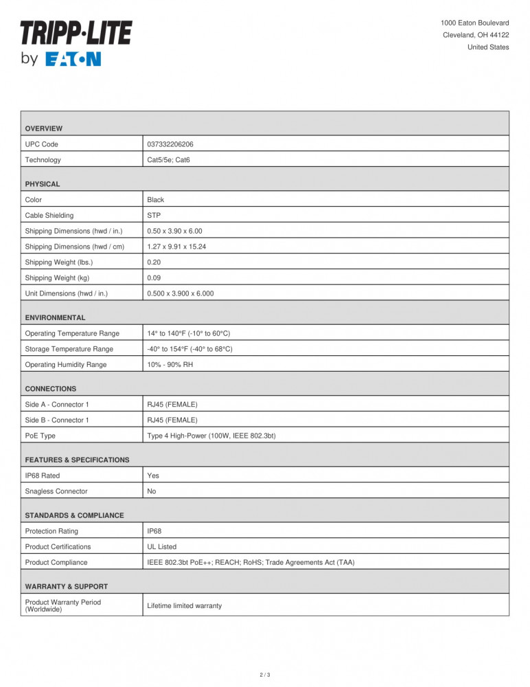 N206-BC01-IND technical document page 2