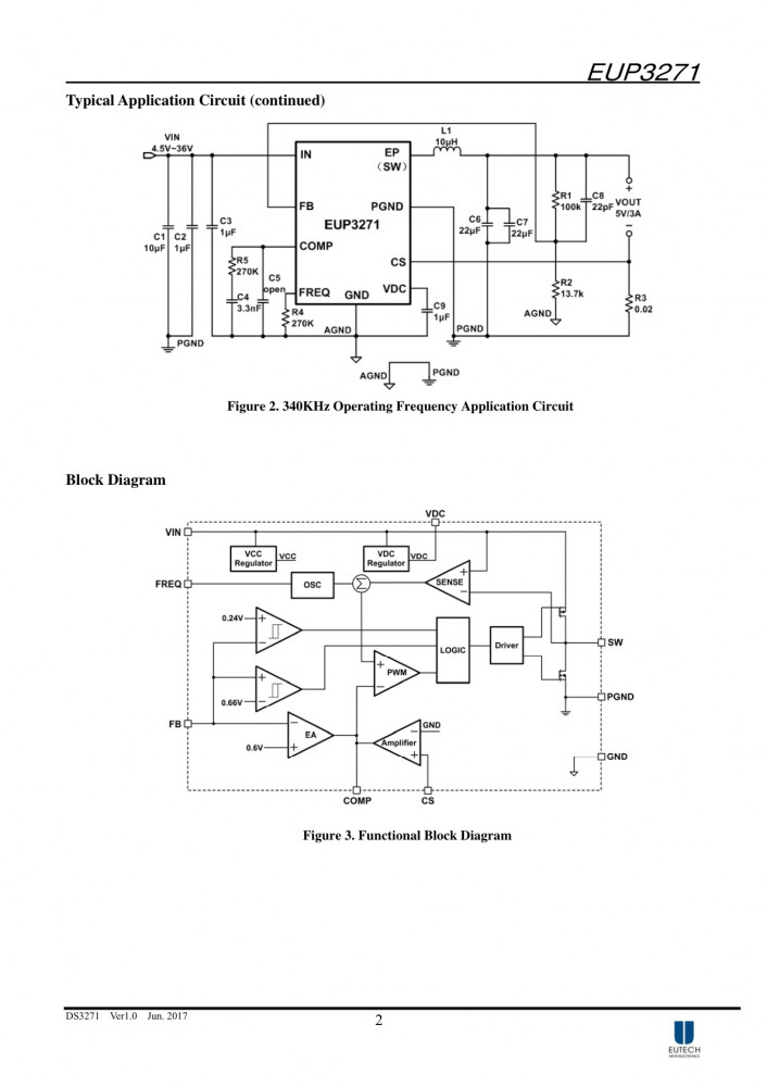 EUP3271 datasheet page 2