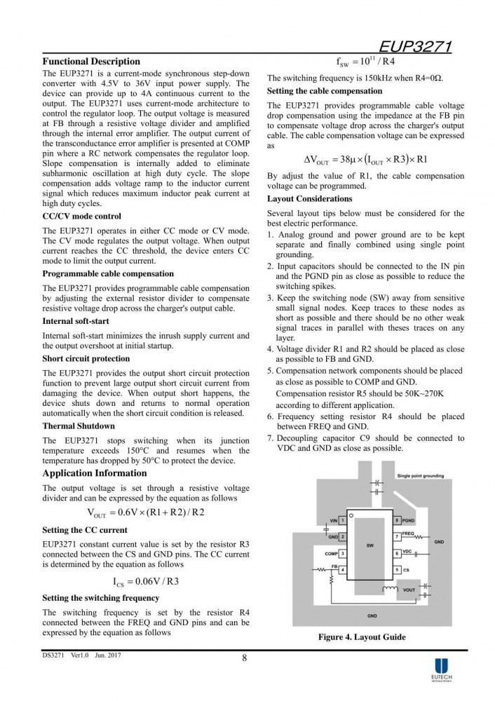 EUP3271 datasheet page 8