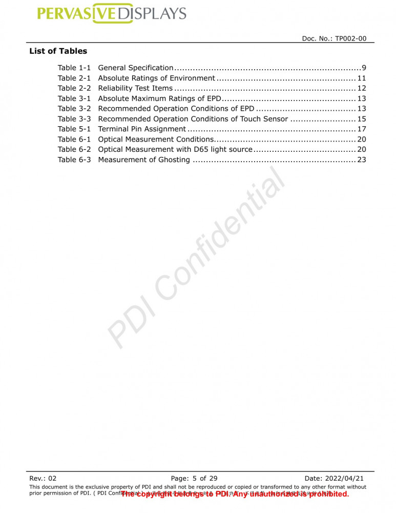 TP370PGH01 specification page 5