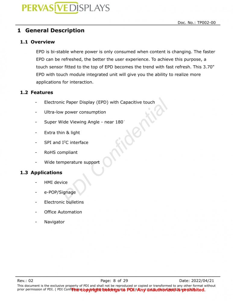 TP370PGH01 specification page 8