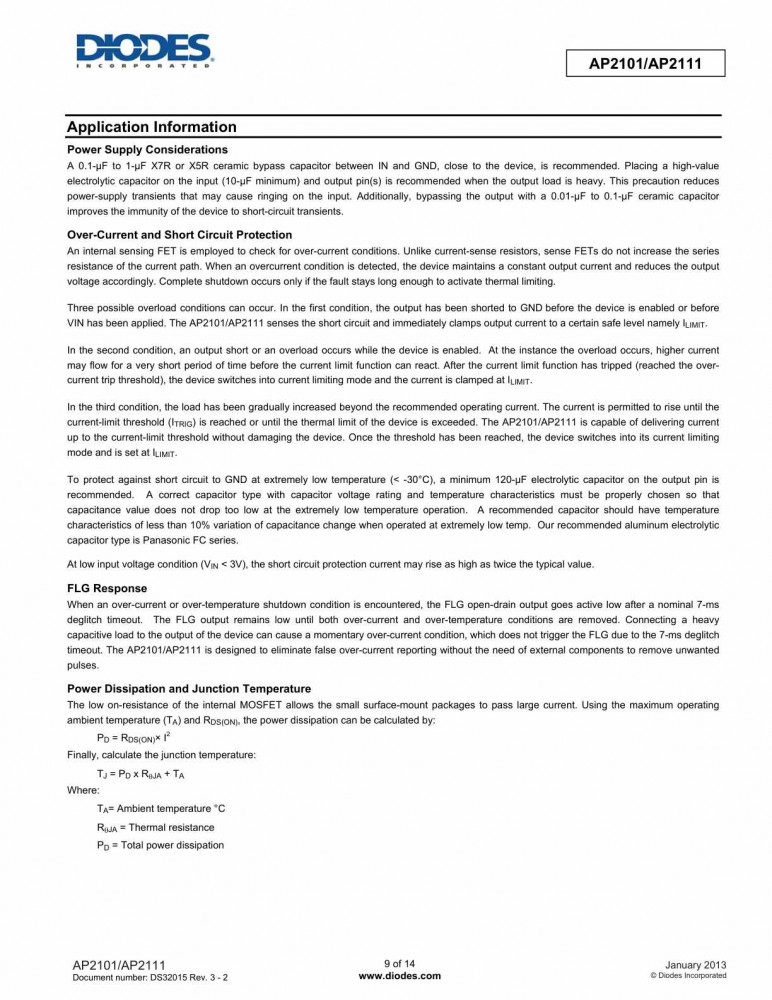 AP2111MPG-13 datasheet page 9