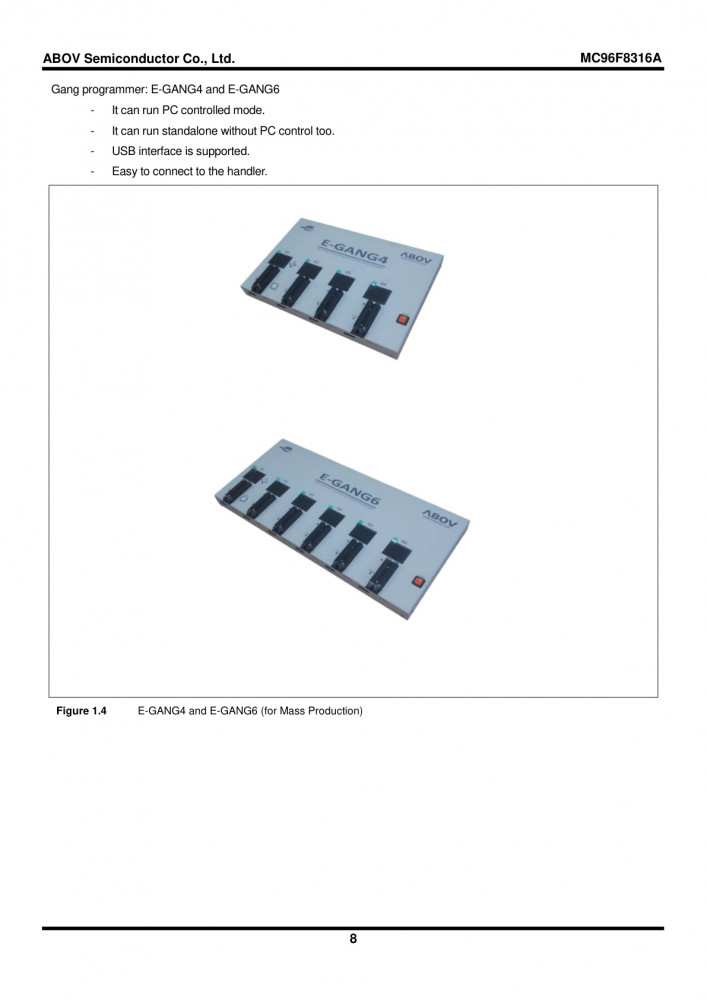 MC96F8316AMBN datasheet page 8