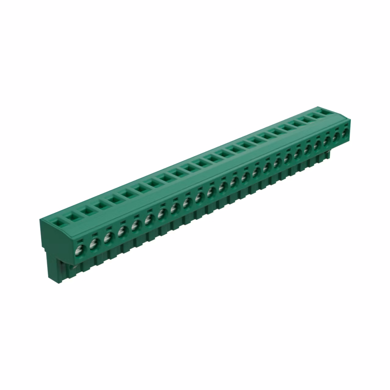 5.08mm Pitch Eurostyle Horizontal Plug, Green Housing, Gold (Au) Plated,  24 Circuits for sale